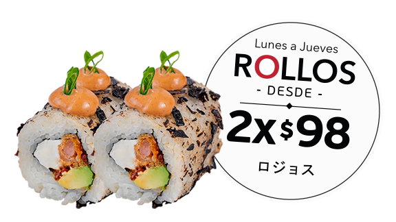 Promocion de Rollos desde 2 x 98